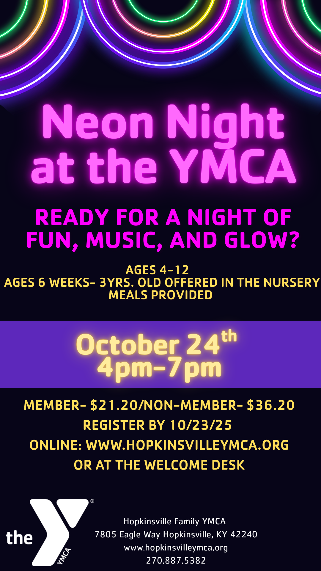 Neon Glow Party - Hopkinsville / Christian County YMCA